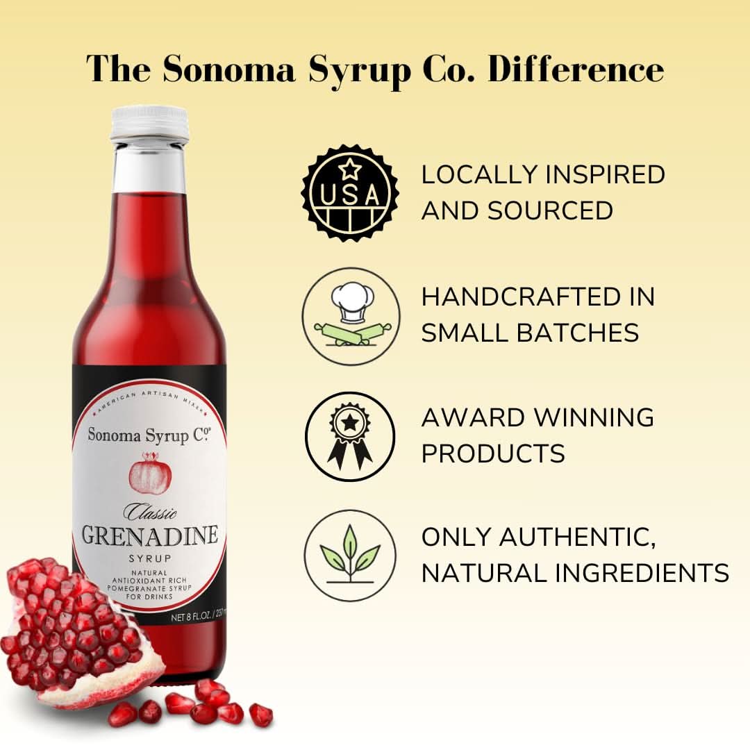 Sonoma Syrup No. 28 Classic Grenadine 8 oz | The Beauty Box