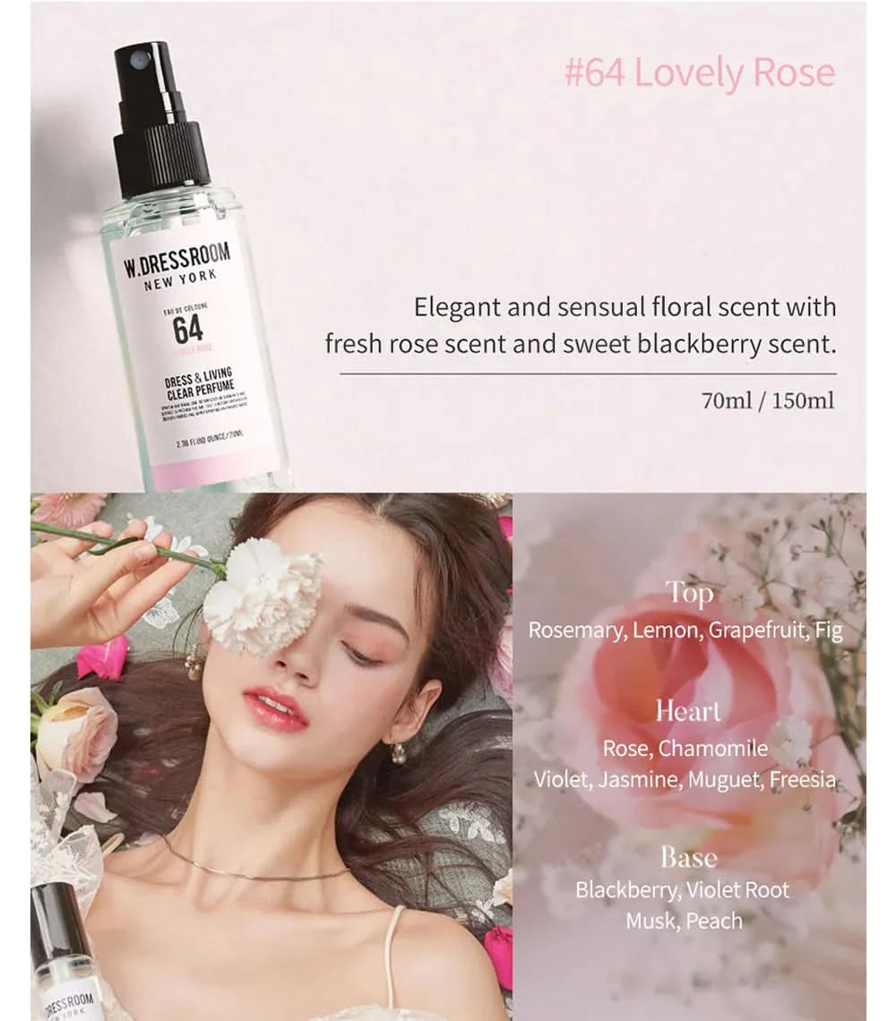 W.Dressroom Perfume No.64 Lovely Rose 2.36 fl oz | The Beauty Box